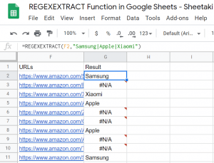 How to Use REGEXEXTRACT Function in Google Sheets [2020]