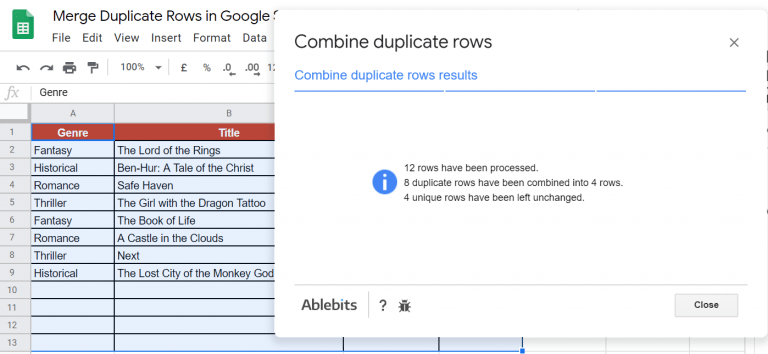 3 Ways to Merge Duplicate Rows in Google Sheets [Step-By-Step]