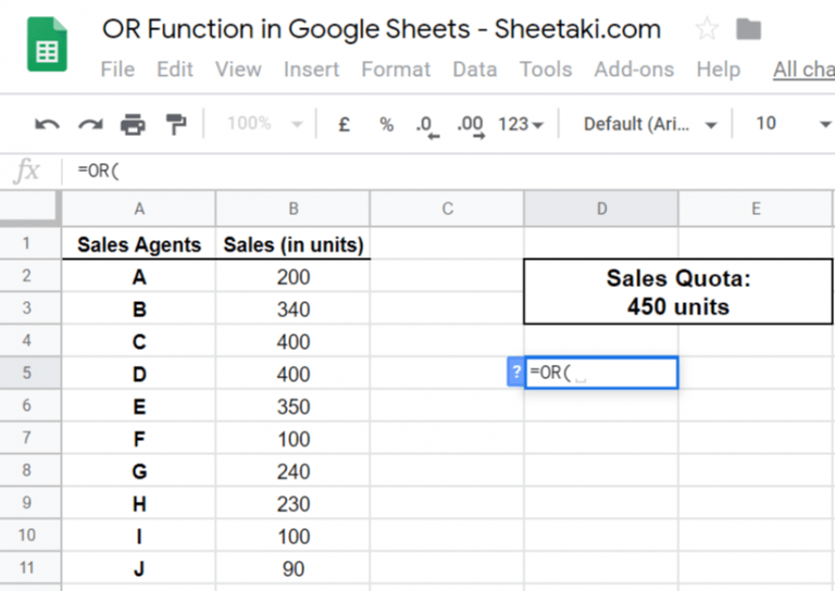 How to Use OR Functions in Google Sheets: Step-By-Step [2020]