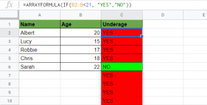 How to Use ARRAYFORMULA Function in Google Sheets [2020]