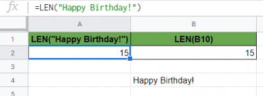 How to Use LEN Function in Google Sheets: Step-By-Step [2020]