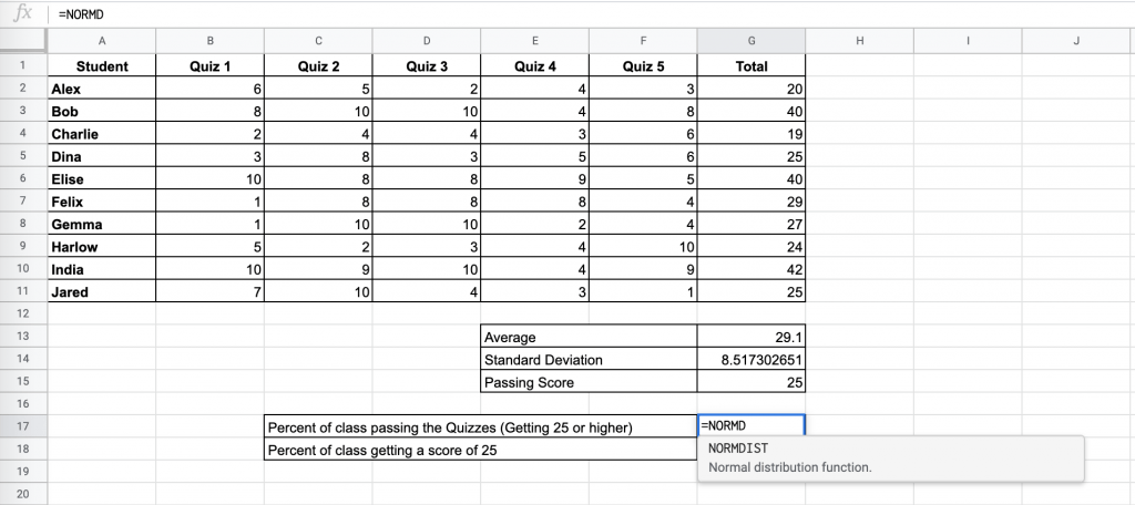 How to Use NORMDIST Function in Google Sheets: Step-By-Step