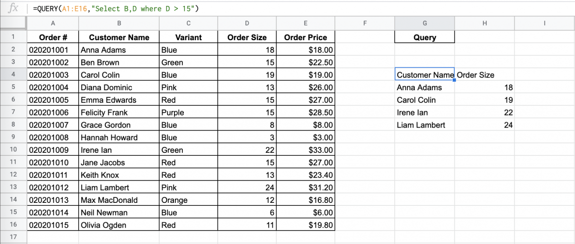 How to Limit Number of Rows in Google Sheets Query [2020] - Sheetaki