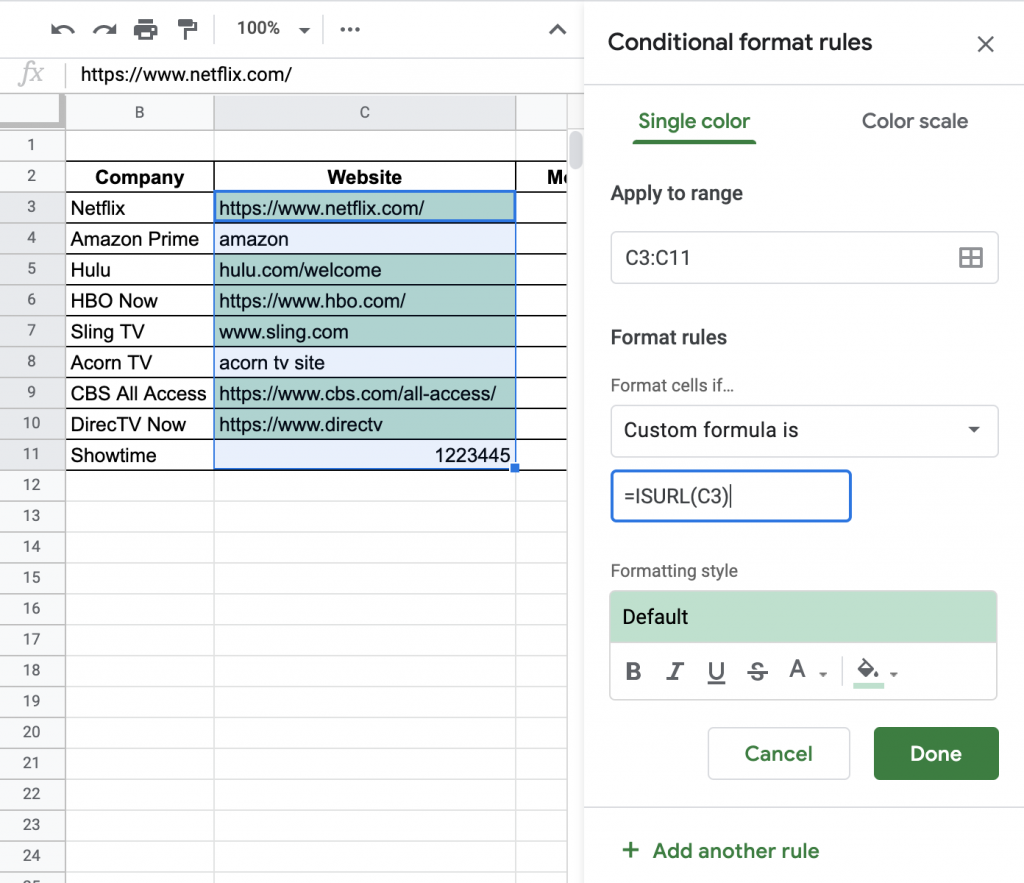 How to Use ISURL Function in Google Sheets [2020] - Sheetaki