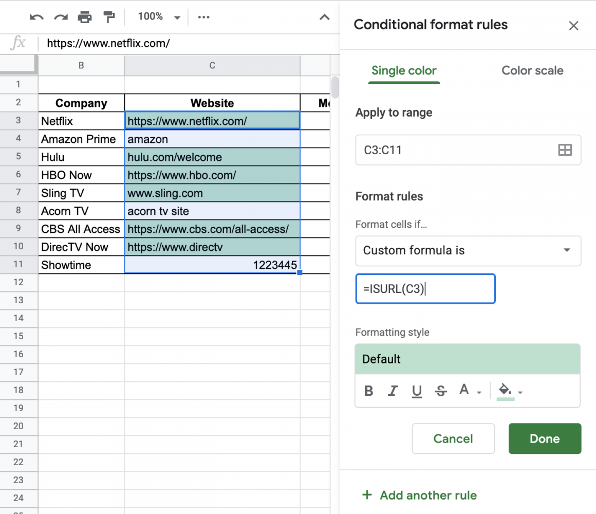 How to Use ISURL Function in Google Sheets [2020] - Sheetaki