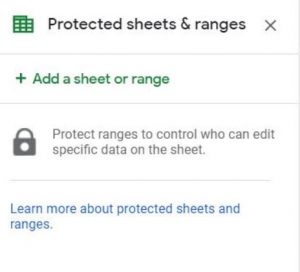 How to Protect a Range of Cells in Google Sheets - Sheetaki