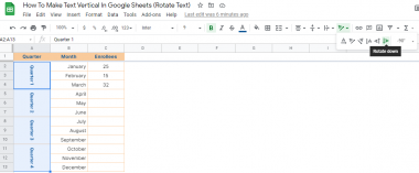 How to Make Text Vertical in Google Sheets: Step-By-Step