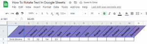 How to Rotate Text in Google Sheets: Step-By-Step