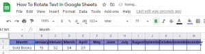 How to Rotate Text in Google Sheets: Step-By-Step