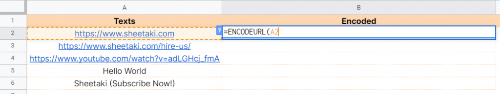 How to Use ENCODEURL Function in Google Sheets: Step-By-Step