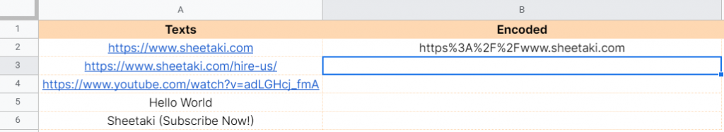 How to Use ENCODEURL Function in Google Sheets: Step-By-Step