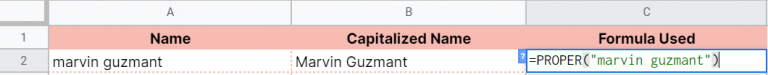 How to Use PROPER Function in Google Sheets: Step-By-Step