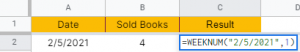 How to Use WEEKNUM Function in Google Sheets: Step-By-Step