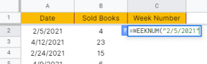 How to Use WEEKNUM Function in Google Sheets: Step-By-Step