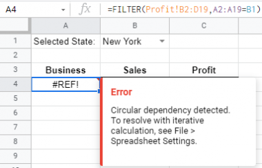 Filter Has Mismatched Range Sizes Error in Google Sheets - Sheetaki