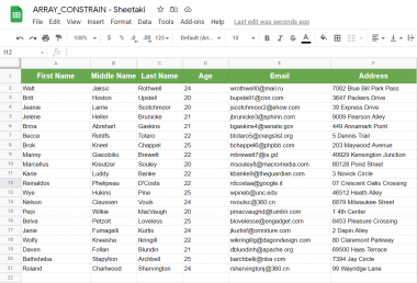 How to Use ARRAY CONSTRAIN Function in Google Sheets - Sheetaki