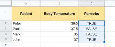 How to Use the ISBETWEEN Function in Google Sheets - Sheetaki