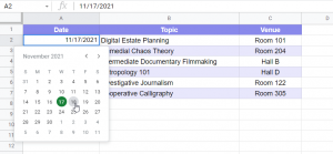 How to Add Date Picker in Google Sheets - Sheetaki