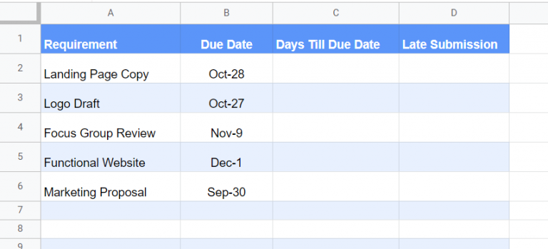 How To Use DAYS Function in Google Sheets - Sheetaki