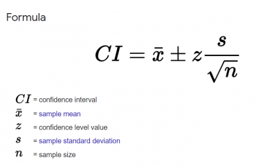 How to Calculate the Confidence Interval in Google Sheets - Sheetaki