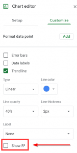 How to Find a Line of Best Fit in Google Sheets - Sheetaki