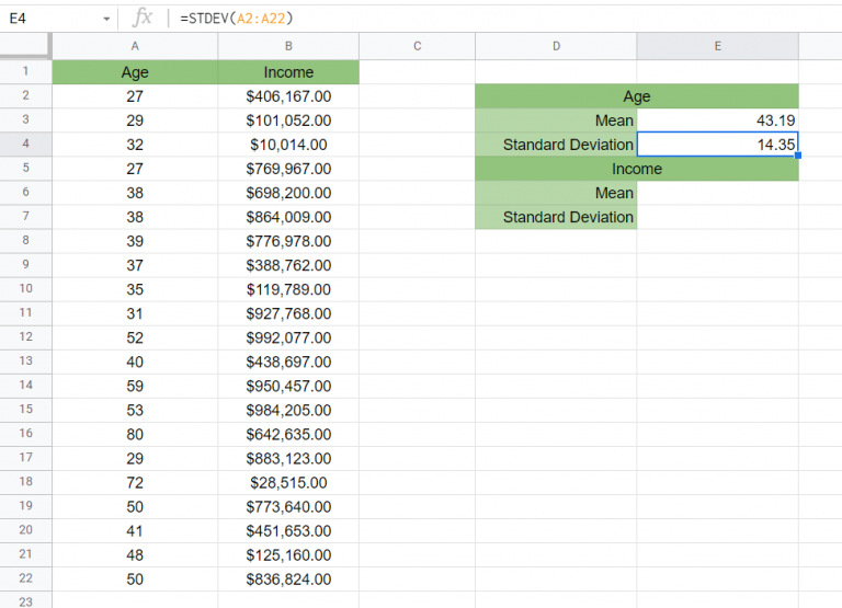 How to Normalize Data in Google Sheets - Sheetaki