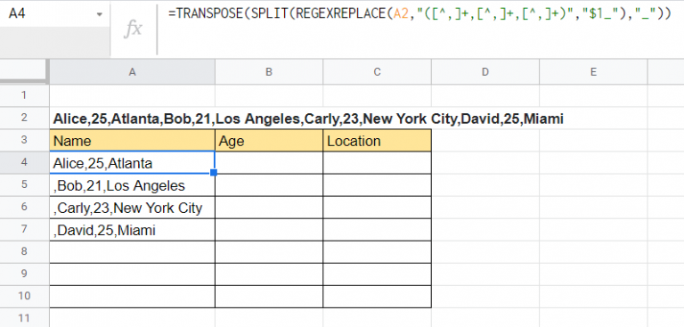 How to Replace Every Nth Delimiter in Google Sheets - Sheetaki
