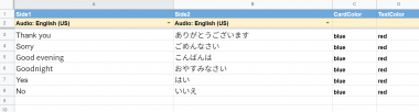 How to Create Flashcards in Google Sheets - Sheetaki