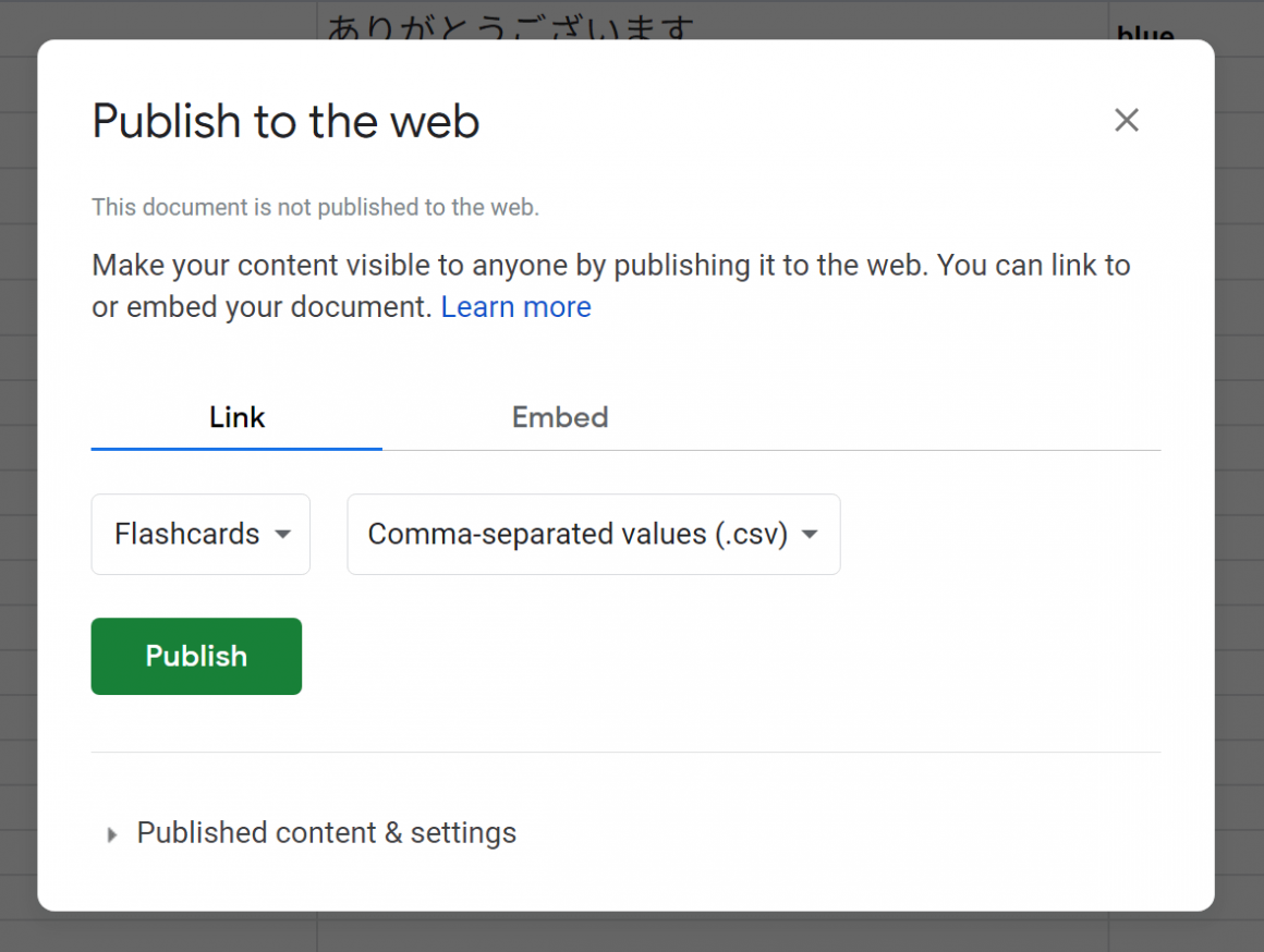 How to Create Flashcards in Google Sheets - Sheetaki