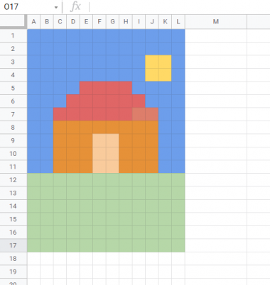 How to Make Pixel Art and Emoji Art in Google Sheets - Sheetaki