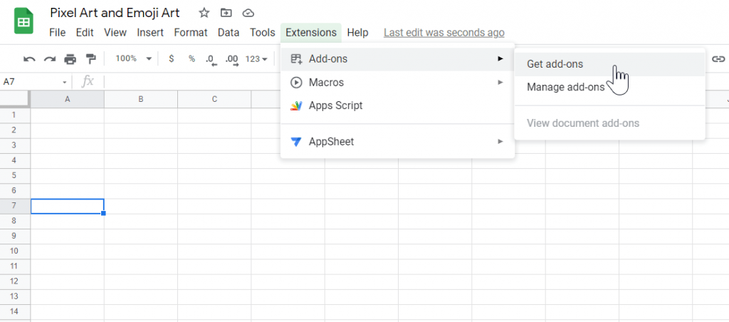 How to Make Pixel Art and Emoji Art in Google Sheets - Sheetaki