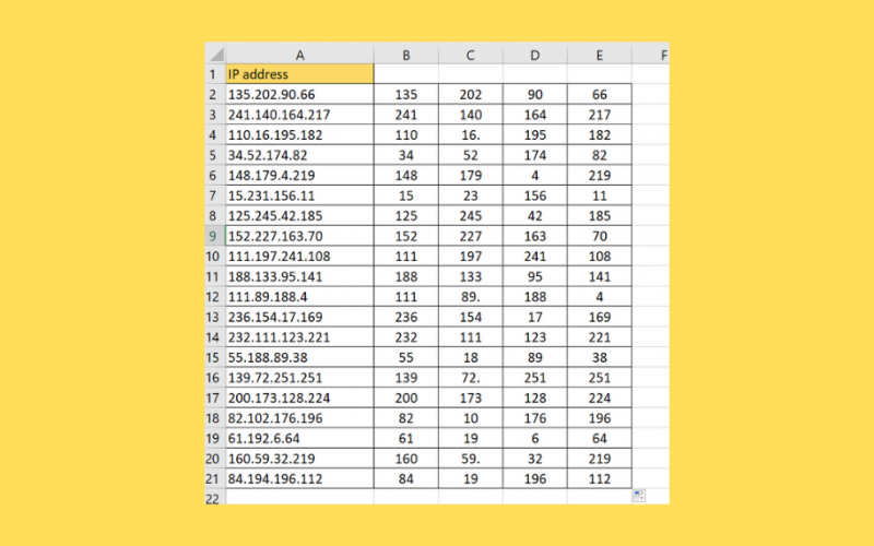 How To Extract A String From An IP Address In Excel Sheetaki
