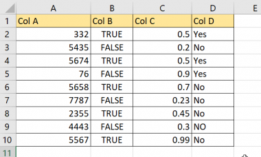 How to Select Non-Adjacent Cells in Excel - Sheetaki