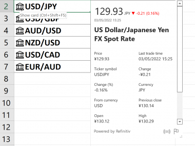 How to Insert Live Exchange Rate in Excel - Sheetaki