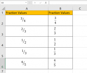 How to Add a Stacked Fraction in Excel - Sheetaki