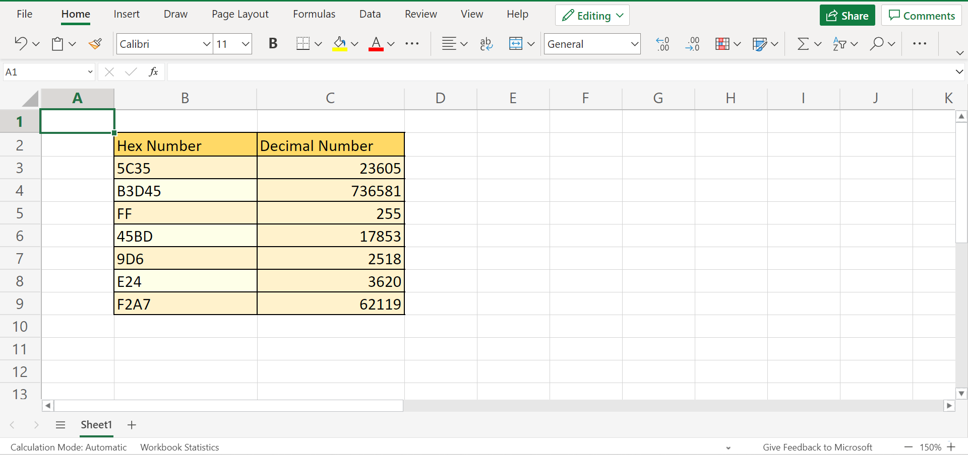 How To Convert Hex Numbers To Decimal Numbers In Excel How To Convert Hex Numbers To Decimal Numbers In Excel