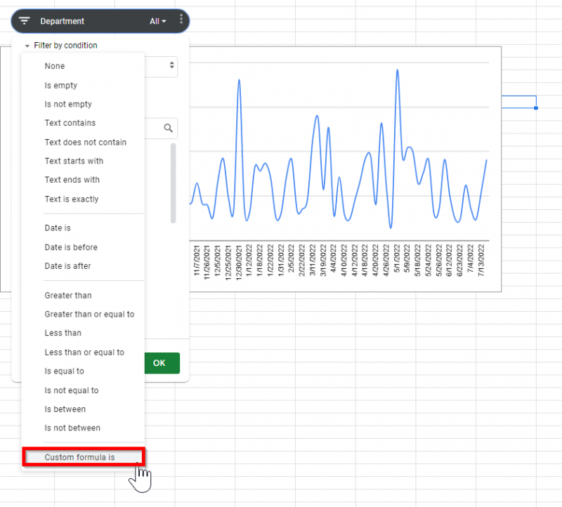 Adding Custom Formulas to a Slicer in Google Sheets - Sheetaki