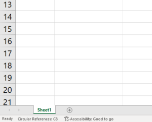 Fixing Circular References that Cannot Be Listed in Excel - Sheetaki
