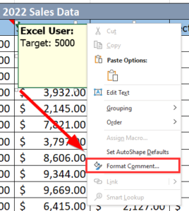 How to Fix Comments Far Away From Cell in Excel - Sheetaki