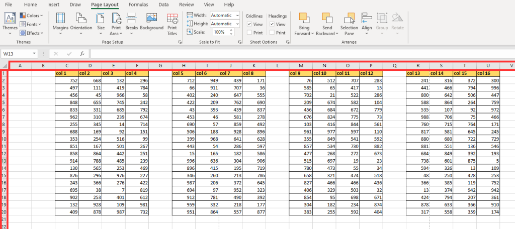 How to Fix Missing Rows and Column Letters in Excel - Sheetaki