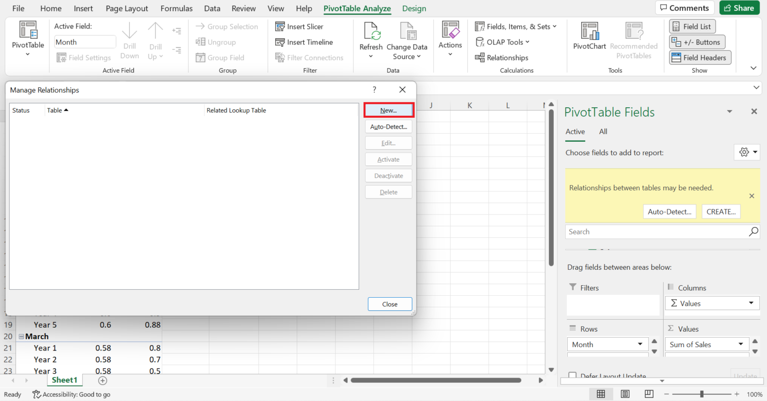 How to Fix Data Model Relationships Not Working in Excel