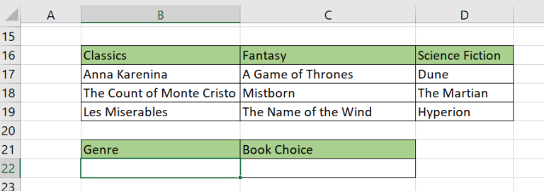 How to Populate a List Based on a Cell Value in Excel - Sheetaki
