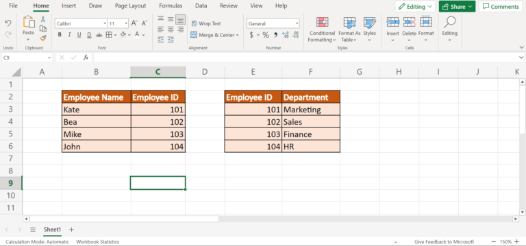 How to Perform a Left Join in Excel - Sheetaki