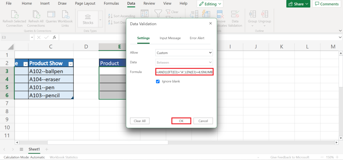 How to Do Product Codes in Excel - Sheetaki