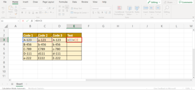 How to Check If Two Cells Match or Multiple Cells is Equal in Excel