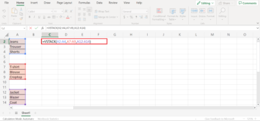 How to Combine Ranges or Arrays in Excel - Sheetaki