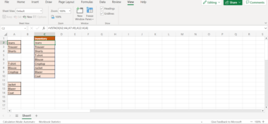 How to Combine Ranges or Arrays in Excel - Sheetaki