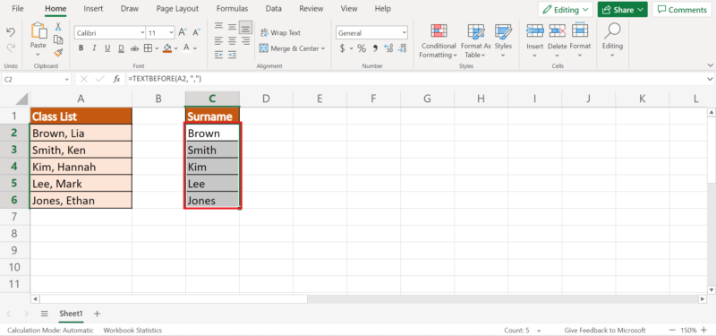 How To Use Textbefore Function In Excel Sheetaki