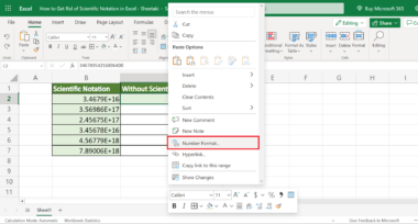 How to Get Rid of Scientific Notation in Excel - Sheetaki