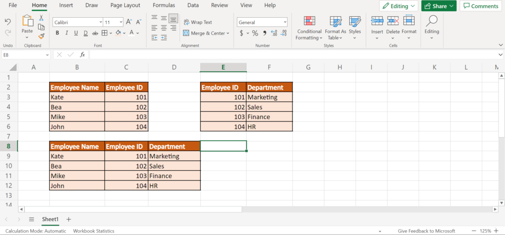 How to Perform a Left Join in Excel - Sheetaki